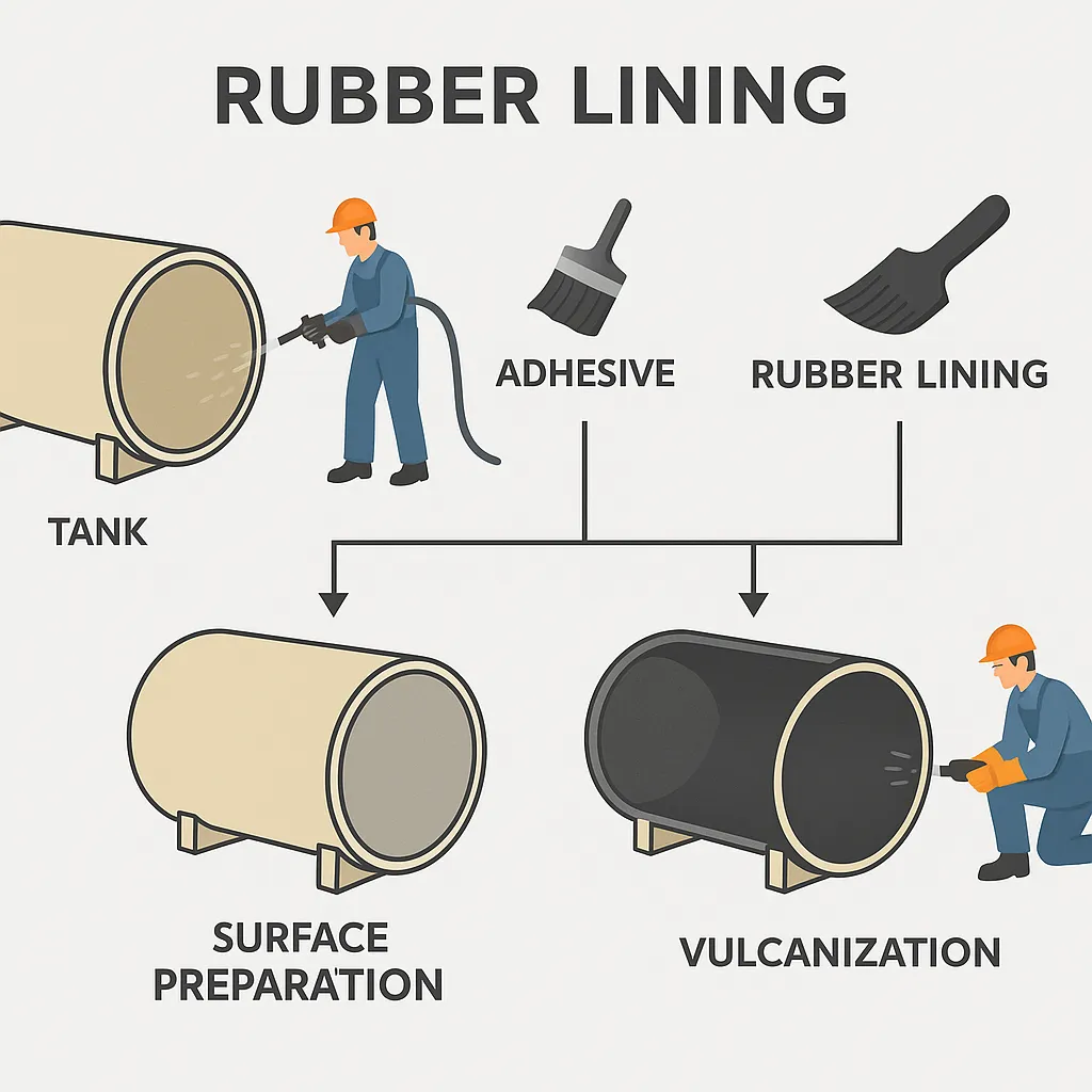Top Industrial Rubber Lining Suppliers in Saudi Arabia